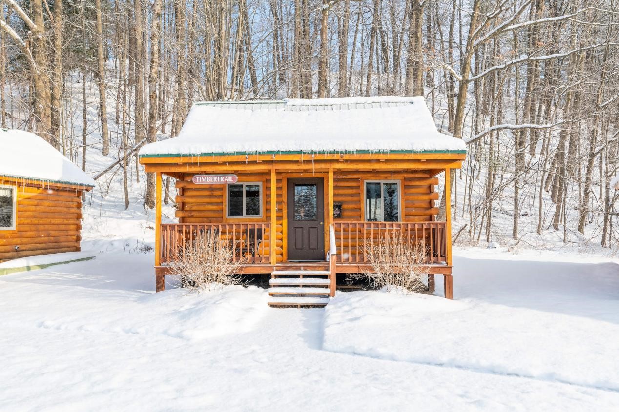 Let’s take a peek at this super affordable log cabin – MyHomesGardens